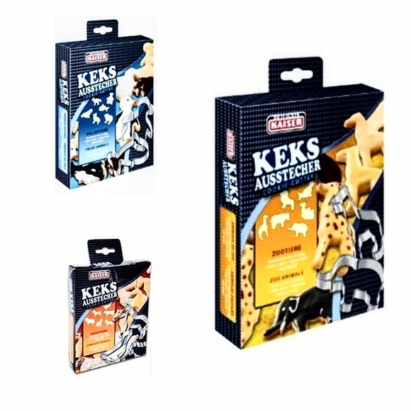 Keks | Kitchen | Cookie Cutters Kaiser Keks Ausstecher 3 Sets | Poshmark